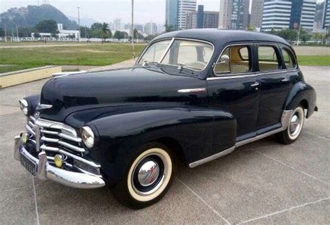 1948 Chevrolet Fleetmaster 4 Door Sedan Black Vintage Sedan Style