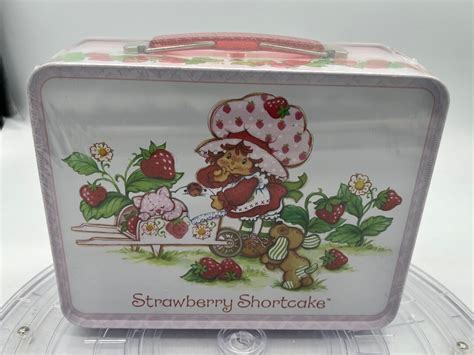 Vintage Strawberry Shortcake Metal Lunch Box New In Pack Etsy