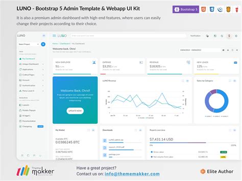 Luno Bootstrap 5 Responsive Admin Template And Webapp Ui Kit By