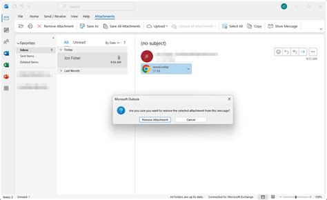 How To Remove Attachments From Messages In Outlook