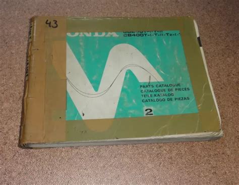 Catalogue PiÈces DÉtachÉes Honda Cb 250 T Bc 400 T Stand 06 1977 Eur 19 95 Picclick Fr