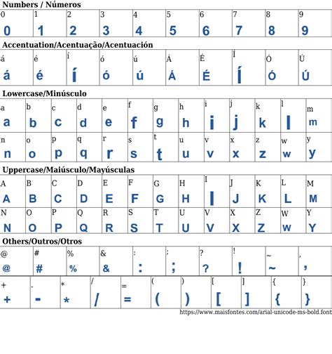 Arial Unicode Ms Bold Font Free Download Maisfontes
