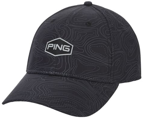 Ping Map Print Cap Black From Discount Golf Store