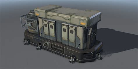 공상 과학 시설 01 게임 모델 3d 모델 20 Unknown Upk Ma Fbx Obj Free3d