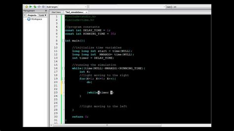 Programming They Don T Teach In Class LED Simulation In C YouTube