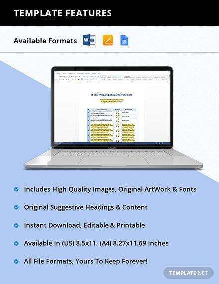 20 Server Upgrade Project Plan Template Simple Template Design
