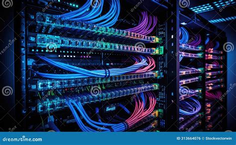 Organization Cabling Structured Royalty Free Illustration