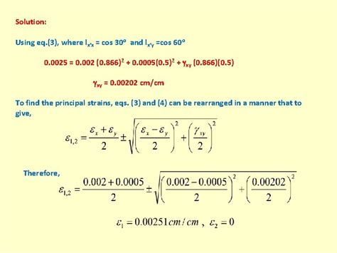 1 Strain And Strain Displacement Relations Cauchys Equations