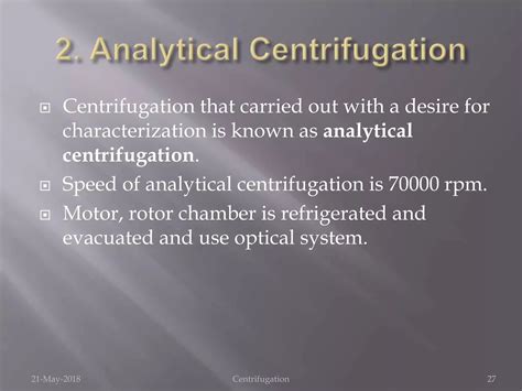 Centrifugation Extraction Technique Pptx