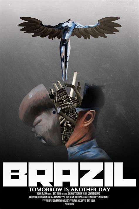 Brazil Movie Poster Art Terry Gilliam Brazil Poster Brazil Movie