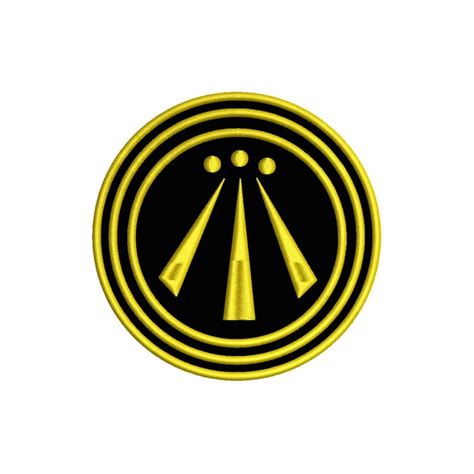 Awen Celtic Symbology Embroidered Patch