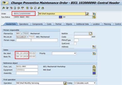 Sap Consultant Bangladesh Sap Pm Preventive Maintenance Single Cycle