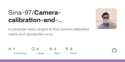 camera calibration and reprojection err camera calibration and