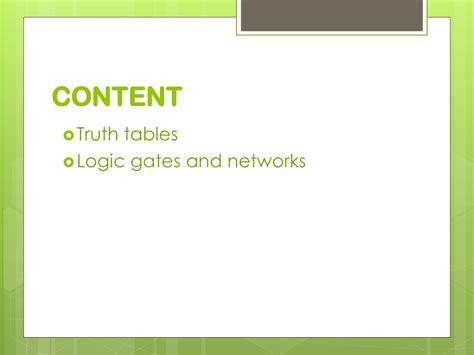 Introduction To Logic Gates Powerpoint Slides Learnpick India