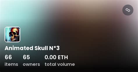 Animated Skull N 3 Collection Opensea