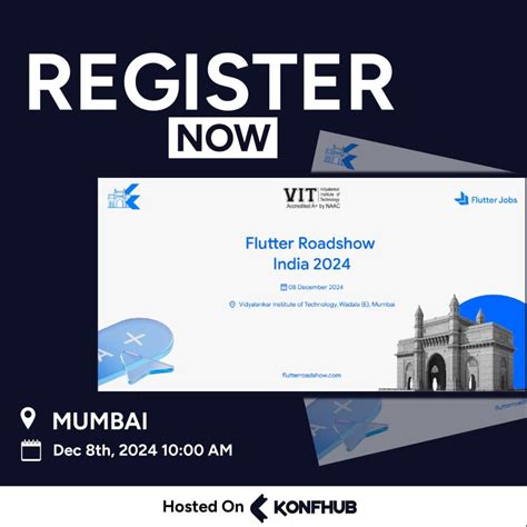 Konfhub On Linkedin Flutterroadshow Flutterindia Networking Careergrowth Fluttercommunity