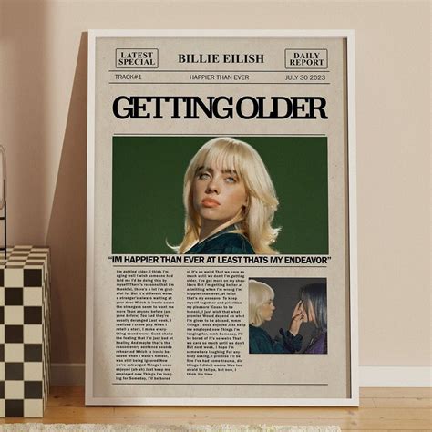 Billie Eilish Poster Album Cover Billie Eilish T Vendido Por