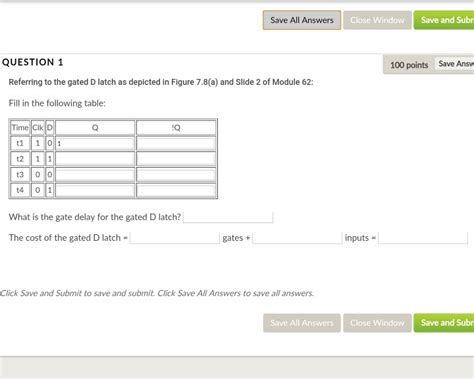 solved save all answers close window save and subn question