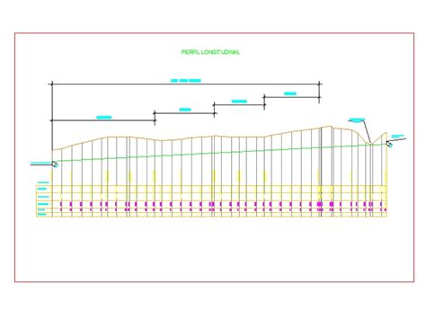 Longitudinal Profile Of Sewers In Autocad Cad 284 Kb Bibliocad
