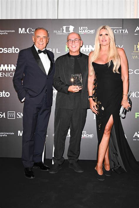 Tiziana Rocca Presents The Filming Italy Venice Award During Venice