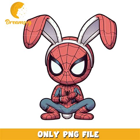 Cute Bunny Spider Character Png File For Downloads Dreamsvg Store