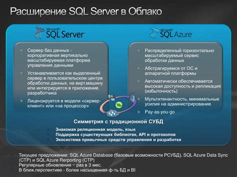 Ppt Sql Server в «Облаке Краткое введение в Sql Azure Powerpoint Presentation Id 2969416