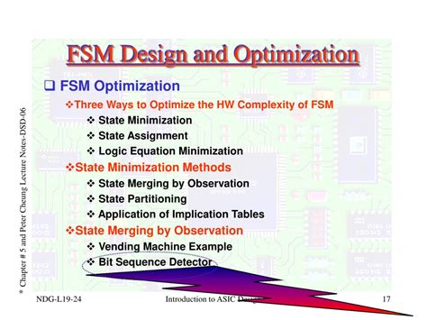 Ppt Fsm Design And Optimization Powerpoint Presentation Free