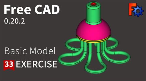 FreeCAD Tutorial For Beginners Basic Model Exercise YouTube