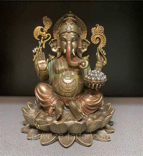 Статуэтка Veronese Ганеша Бог Мудрости и Благополучия 77592v4 — Купить Недорого на Bigl Ua