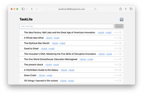 Web App Tasklite Documentation