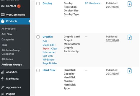 Setup Woocommerce Attribute Group Plugin Welaunch