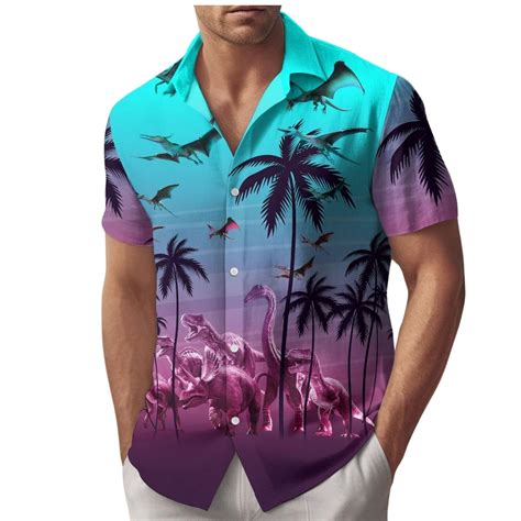 Dinosaur Jurassic Dino Beach Hawaiian Shirt Konosbog