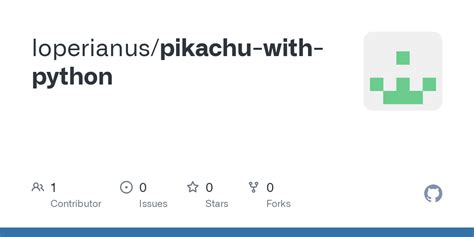 github loperianus pikachu with python