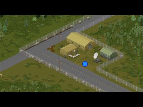 Small Military Checkpoint Location Tour Project Zomboid Youtube