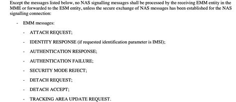 [bug] Nas Missing Integrity Checking Of Nas Signalling Messages In The Mme · Issue 2545