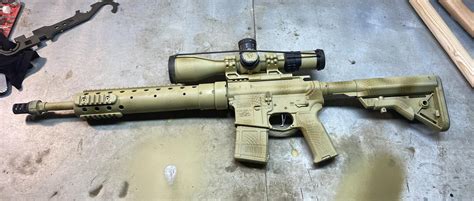 Here Is My Mk12 Mod H Ish Build Not A Clone By Any Means Open To Any Critique R Ar15