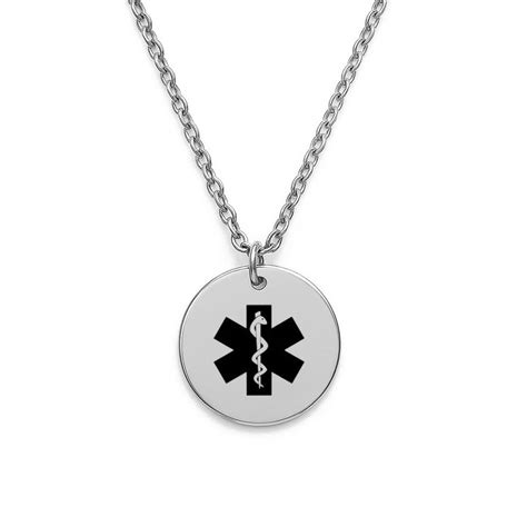 Personalised Medical Alert Necklace