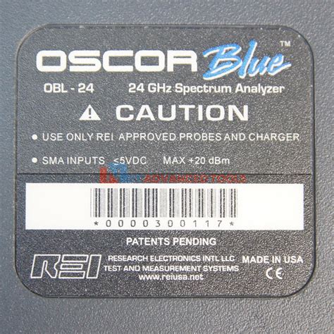 Rei Oscor Blue 24ghz Spectrum Analyzer Obl 24