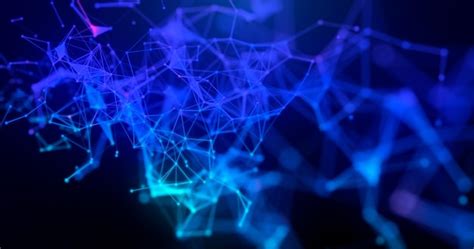 Premium Photo Abstract Plexus Digital Blue Color Wave Triangulation Shapes Background