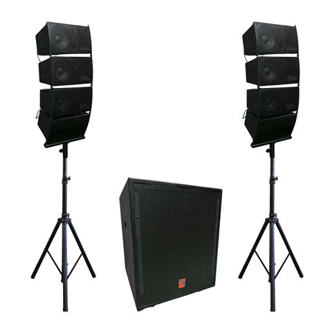 Intimidator 4 Powerful Line Array 18 Sound System 4000w Simply Sound