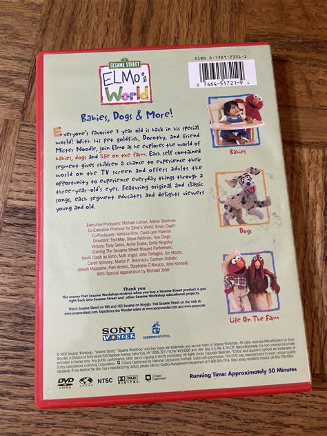 Elmos World Babies Dogs And More Dvd 74645172194 Ebay Australia