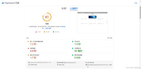 谷歌网站性能测试谷歌网站测评 Csdn博客