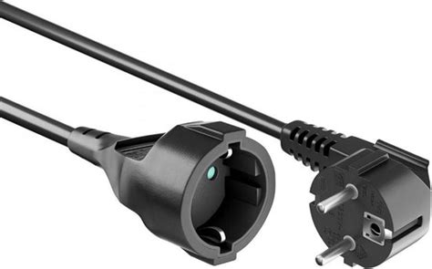 Allteq Verlengkabel Zwart Meter Bol