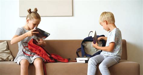 Brother And Sister Getting Ready For School Free Stock Video Footage