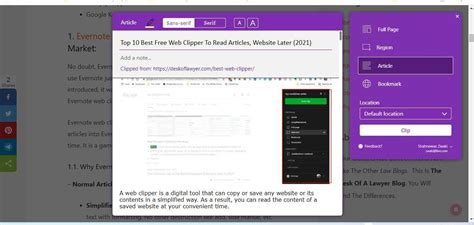 Top 10 Best Free Onenote Web Clipper Alternative 2023