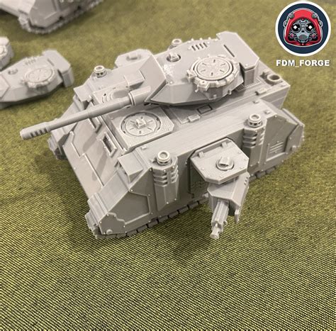 🪖 Pachyderm Tank For Grimdark Future Battle Brothers [fdm Friendly