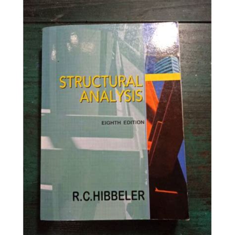 Jual Buku Structural Analysis 8th Eighth Edition Hibbeler 8 Shopee