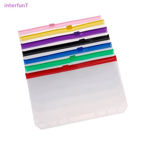 [interfunt] ซองเอกสาร Pvc ขนาด A6 6 รู กันน้ํา มีซิป 4 ชิ้น [ใหม่] Shopee Thailand