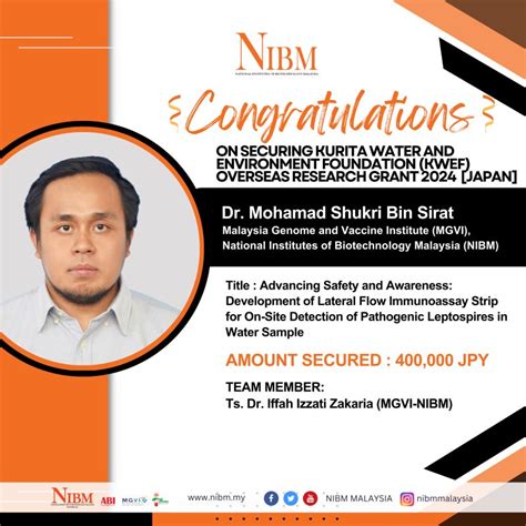 Wearenibm Nibm Nibmmalaysia National Institutes Of Biotechnology