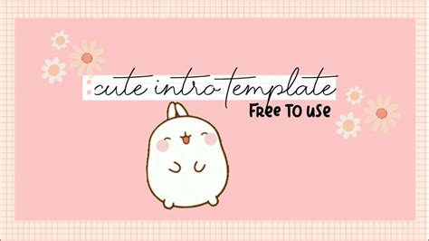 Free Girly Intro Templates Free Printables Hub